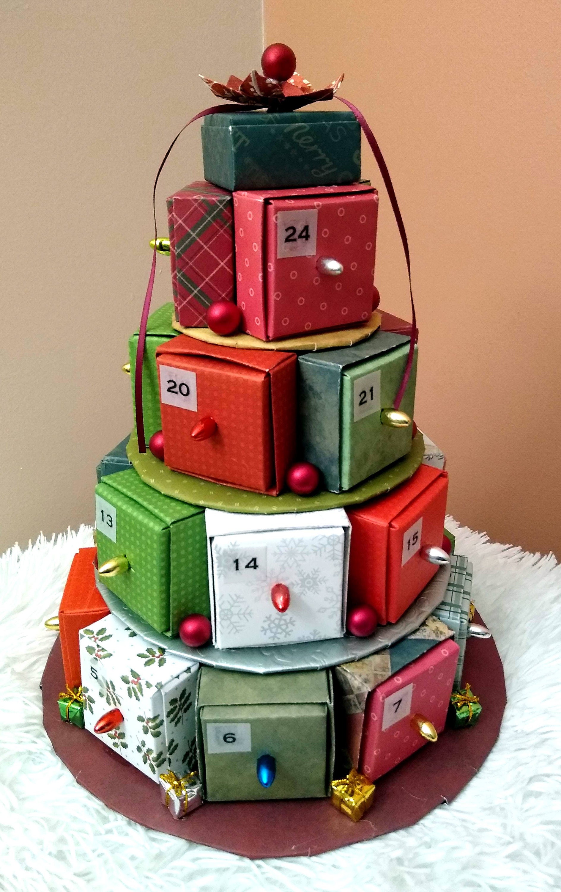 Advent Calendar Christmas Tree digital Pattern PDF - Etsy