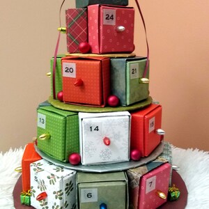 Advent Calendar Christmas Tree digital Pattern PDF - Etsy