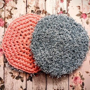 Scrubby Pattern - Crochet Dishcloth - Washcloth - Double-sided Scrubbie ...
