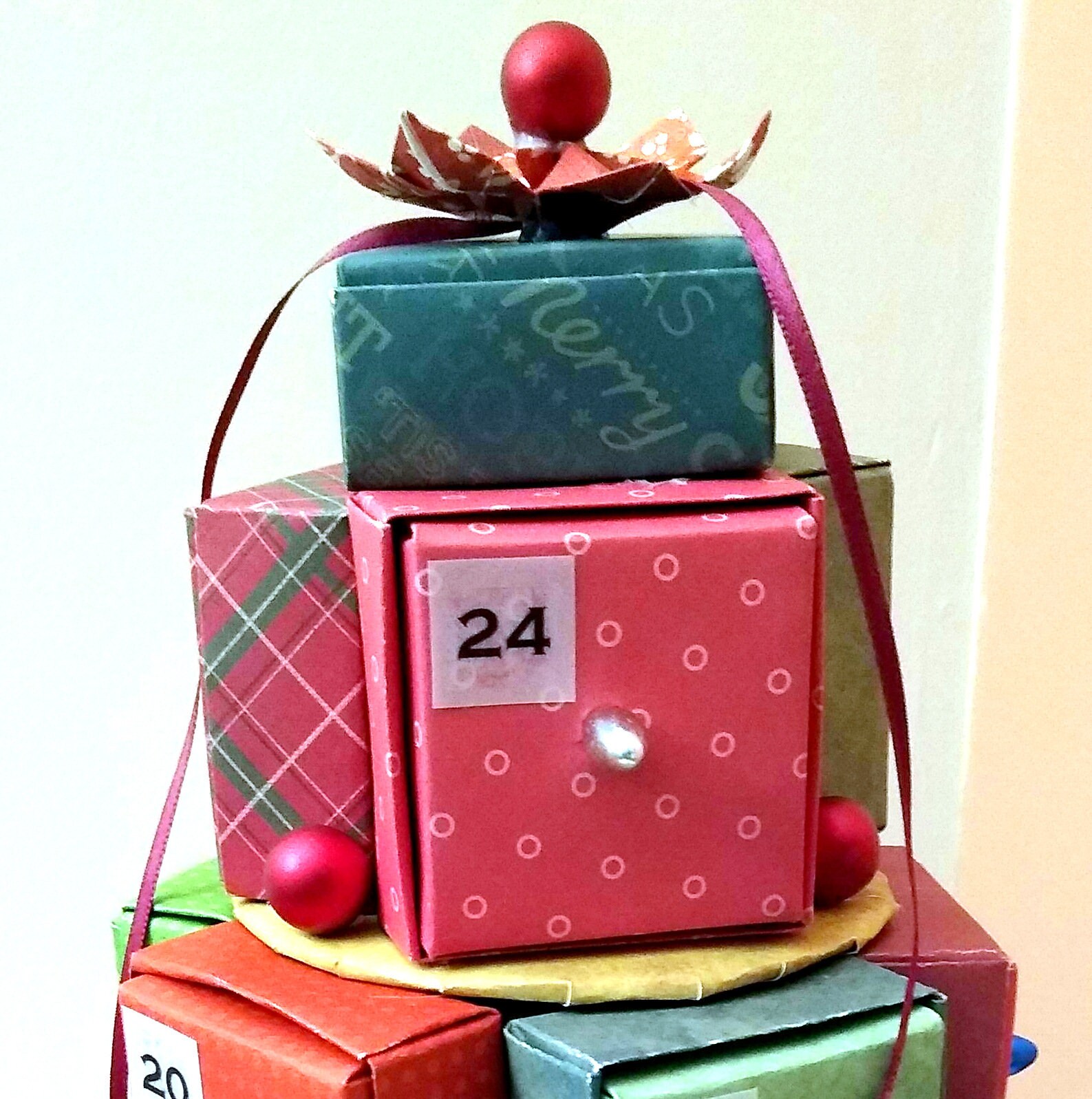 Advent Calendar Christmas Tree digital Pattern PDF - Etsy