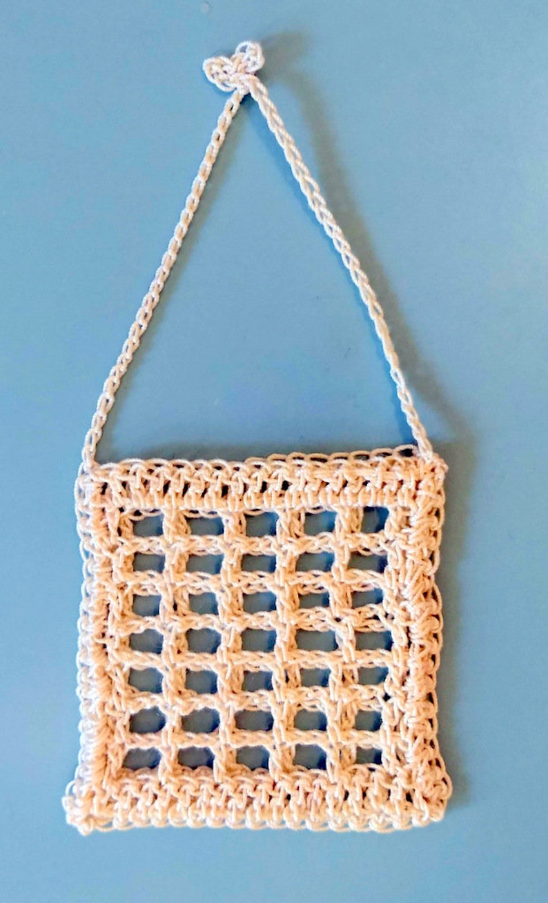 Crochet Pattern Bag -- Filet Crochet Teabag Bag DIGITAL PATTERN PDF - Etsy