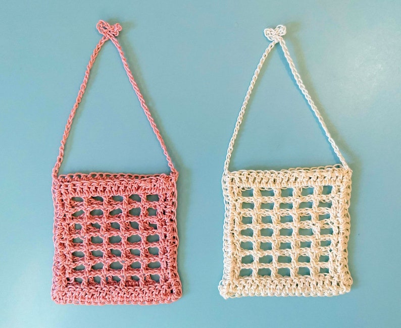 Crochet Pattern Bag -- Filet Crochet Teabag Bag DIGITAL PATTERN PDF - Etsy