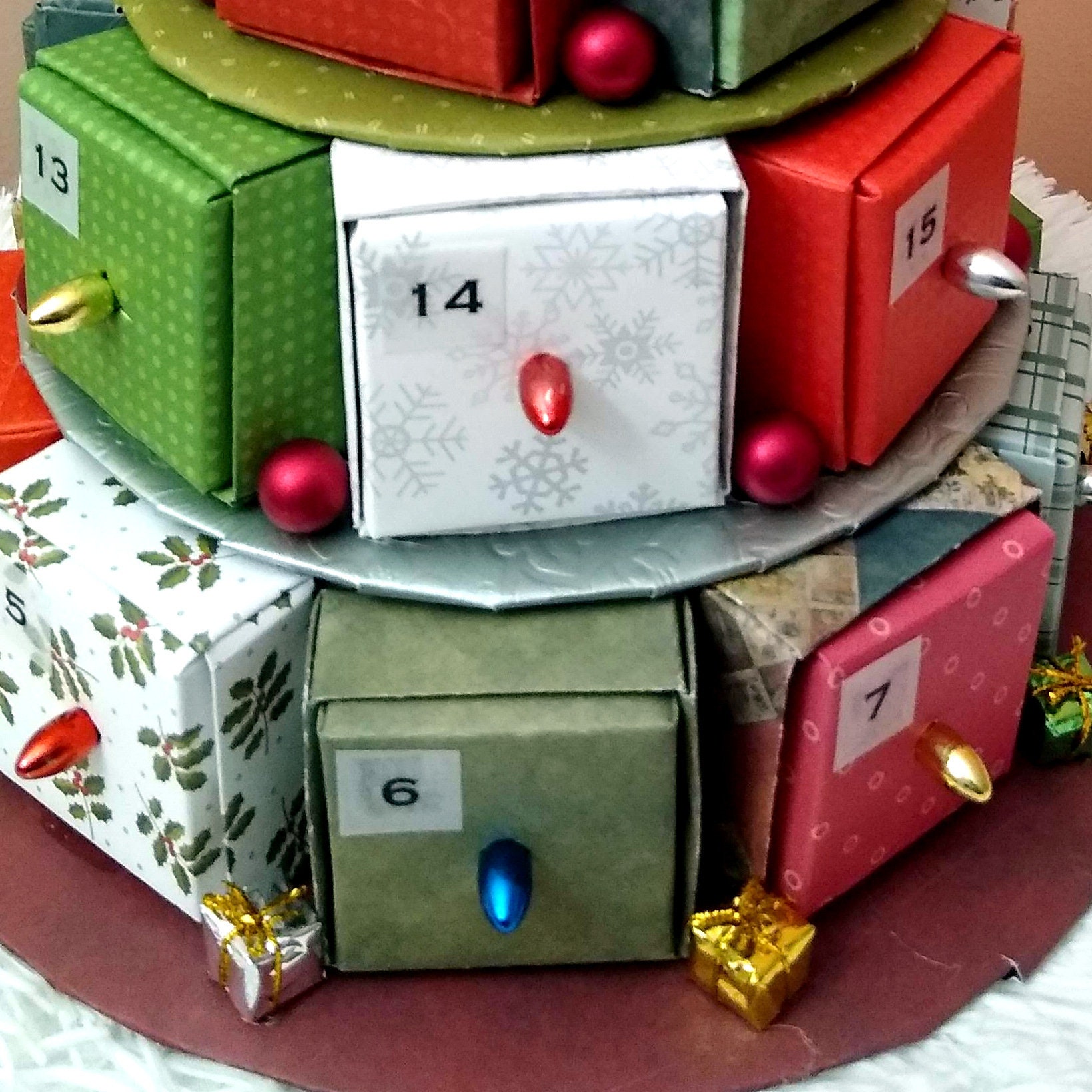 Advent Calendar Christmas Tree digital Pattern PDF - Etsy