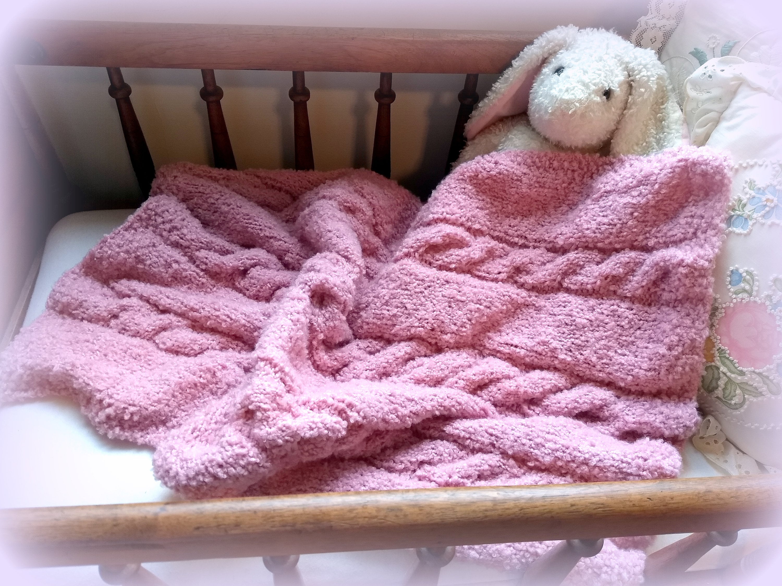 Baby Snuggle Blankie DIGITAL PATTERN PDF (knit) - Etsy