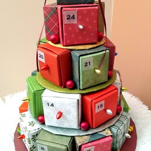 Advent Calendar Christmas Tree digital Pattern PDF - Etsy