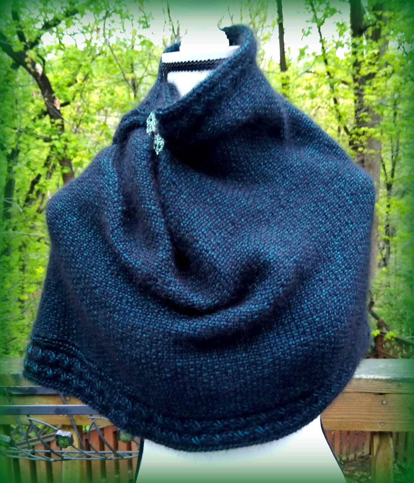 Knitting Pattern Wrap Metalwork Infinity Wrap - Etsy