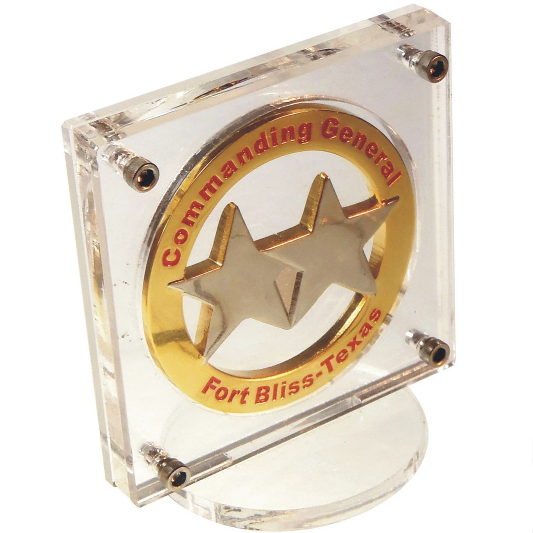 Clear Acrylic Coin Display With Stainless Steel Fasteners - Etsy