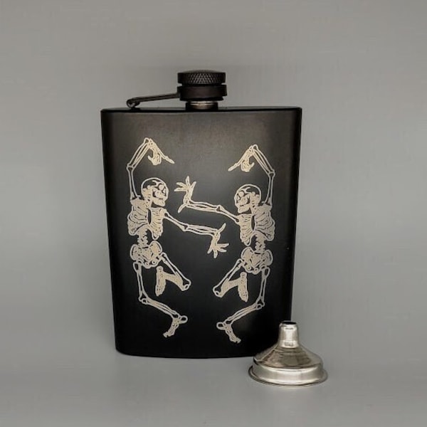 Skull Flask - Etsy