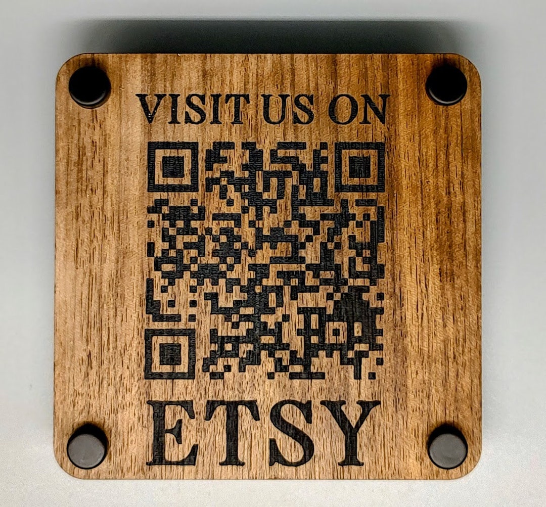 QR Code Plaque - Etsy