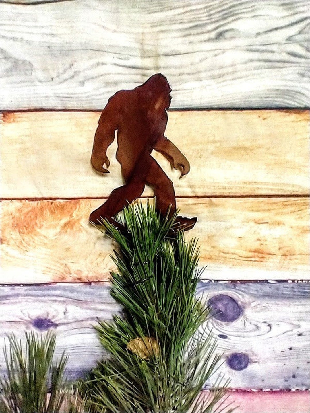 Bigfoot Tree Topper-a Yeti - Etsy