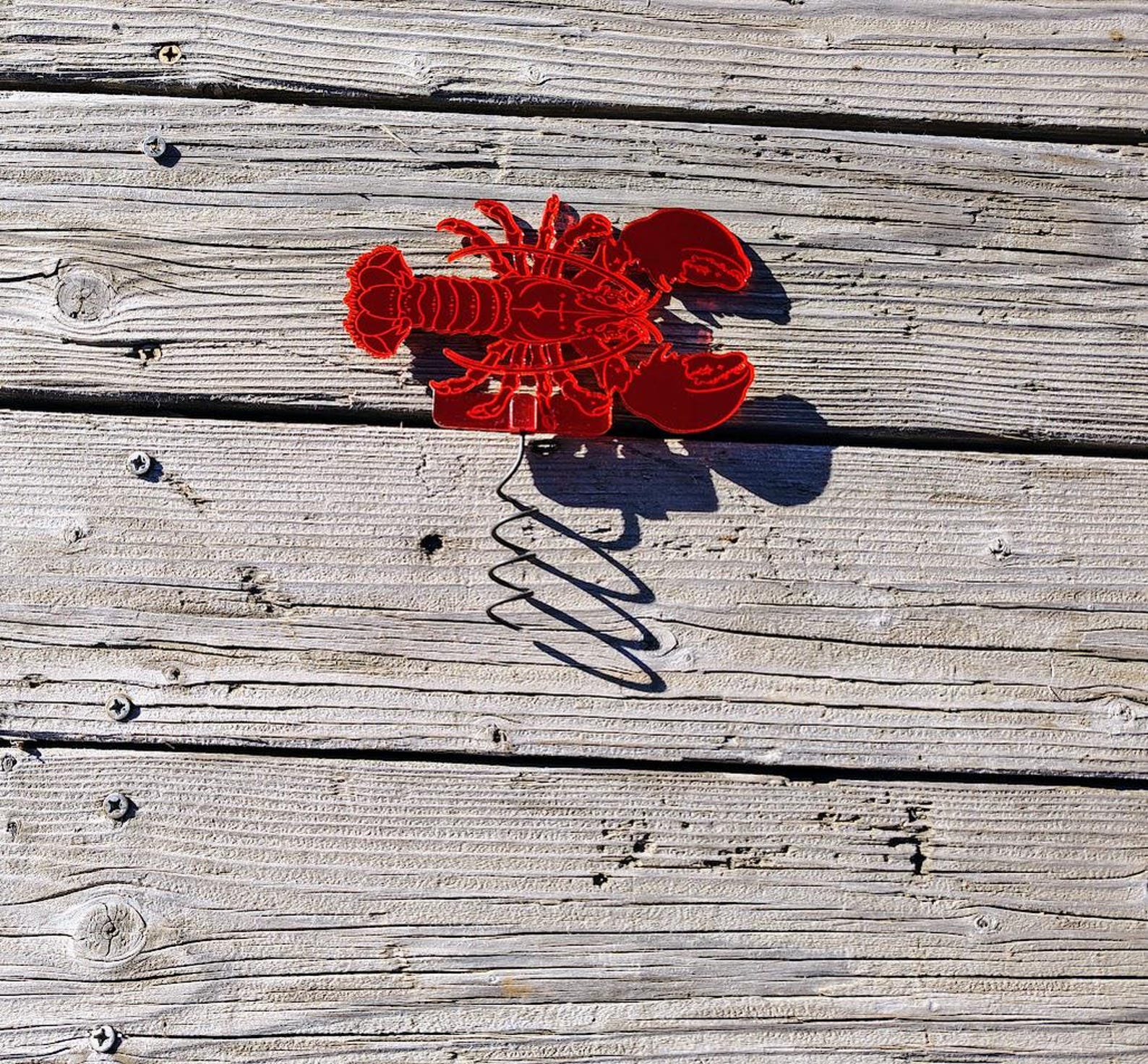 Lobster Tree Topper Mirror - Etsy