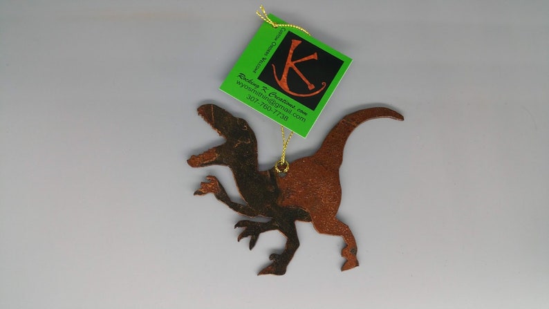 Metal Raptor Ornament | Etsy