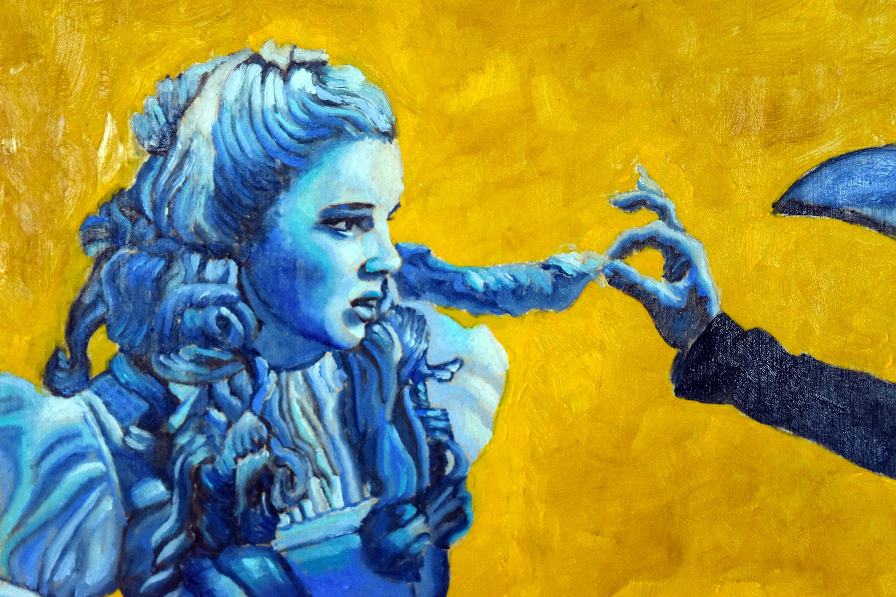 The Wizard of Oz Oil Painting Poster Oil on Wood Judy - Etsy