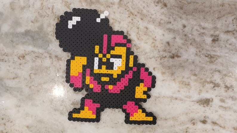 8 Bit NES Mega Man 1 Perler Sprites: Magnets and Coasters - Etsy