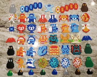 The Legend of Zelda Characters NES Perler Sprites: Coasters | Etsy