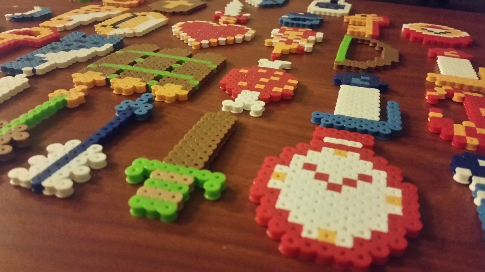 The Legend of Zelda Items NES Perler Sprites: Coasters - Etsy