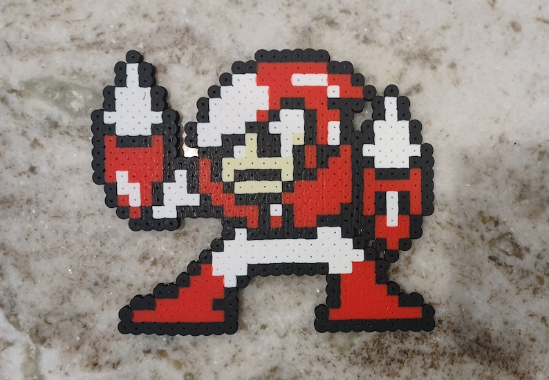 8 Bit NES Mega Man 2 Perler Sprites: Magnets and Coasters - Etsy