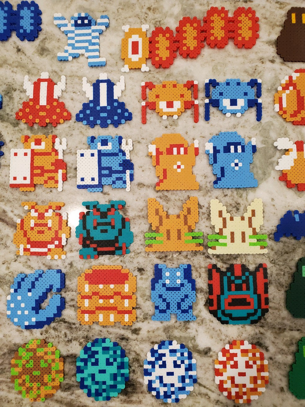 The Legend of Zelda Enemies NES Perler Sprites: Coasters | Etsy