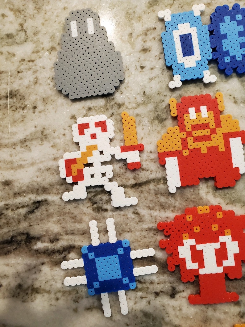 The Legend of Zelda Enemies NES Perler Sprites: Coasters | Etsy
