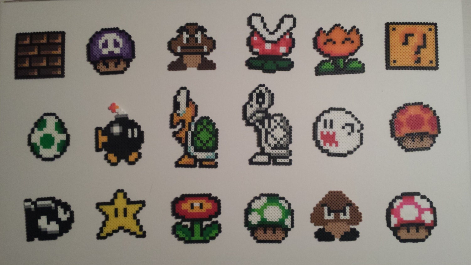 Paper Mario Item Sprites