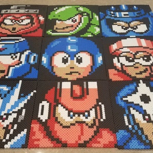 8 Bit Mega Man 3 Robot Master Character Select Screen: Coasters ...
