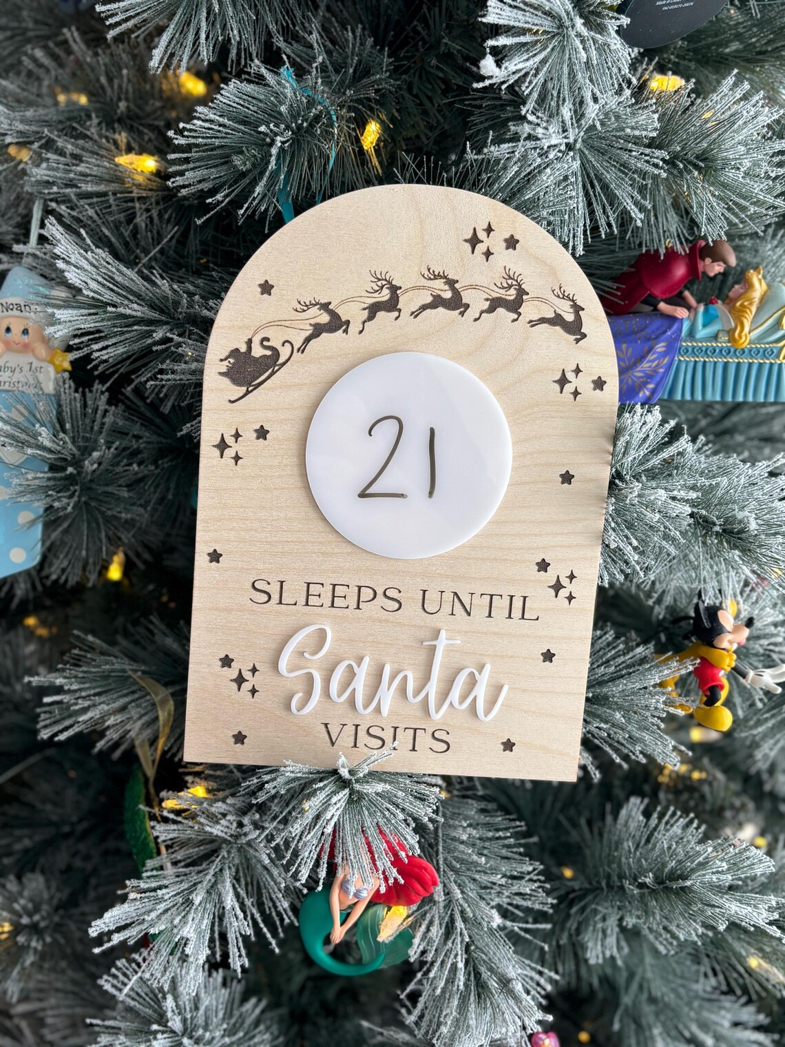 Santa Countdown Dry Erase Board | Christmas Countdown | Countdown to ...