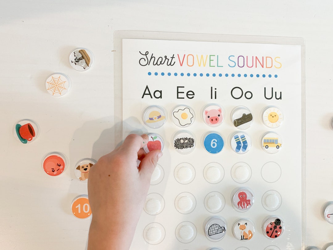 Short Vowel Sounds Matching Printable | Digital Download Preschool ...