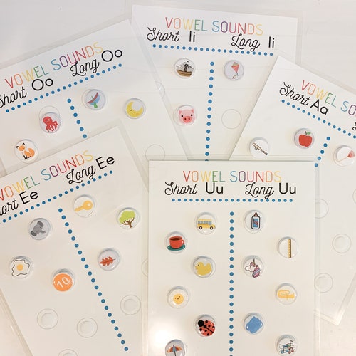 Short Vowel Sounds Matching Printable Digital Download - Etsy