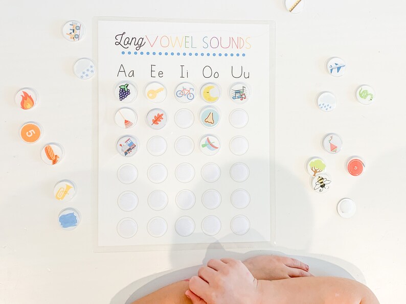 Long Vowel Sounds Matching Printable Digital Download | Etsy