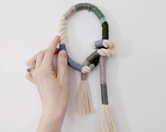 Small Wall Squiggle in Blue and Green Nursery Decor Modern - Etsy