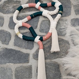 Fiber Art Wall Sculpture NOBLE With 14K Golden Chain Details ...