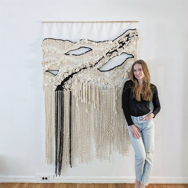 Large Woven Wall Hanging - Etsy
