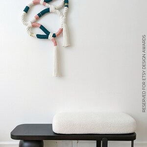 Fiber Art Wall Sculpture NOBLE With 14K Golden Chain Details ...