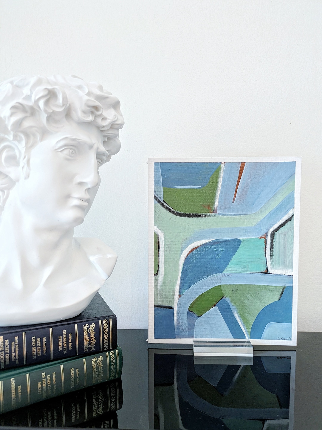 Original Painting With Acrylic Stand CALA MARIOLU Collection Abstract ...