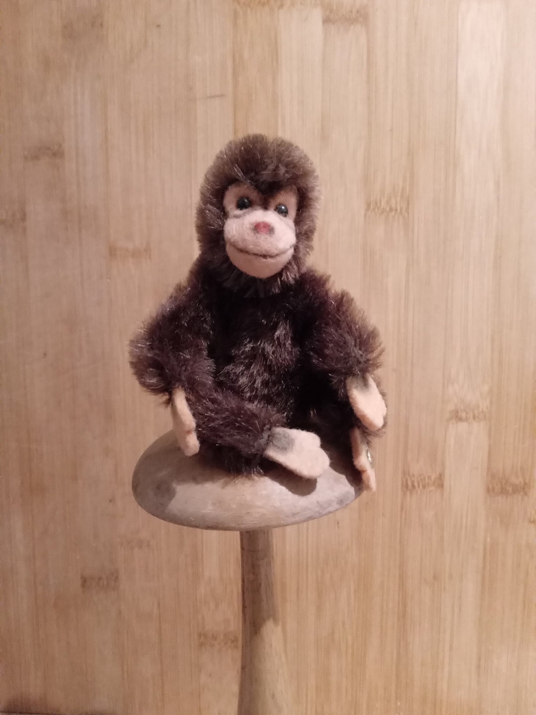 Vintage Steiff Miniature Monkey. Wool Mohair 12cm Chimp. Pivot - Etsy