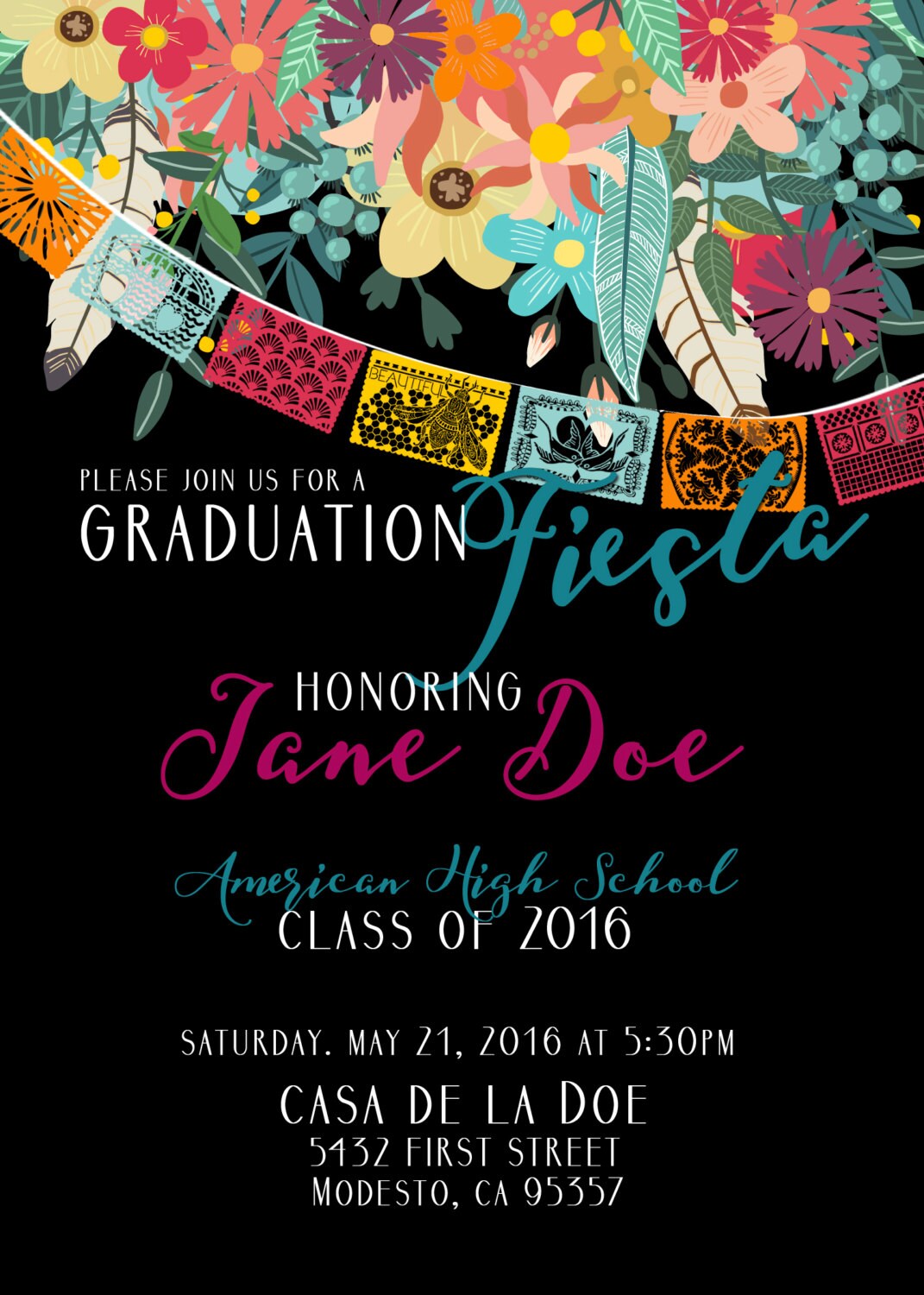Graduation Fiesta Digital Download - Etsy