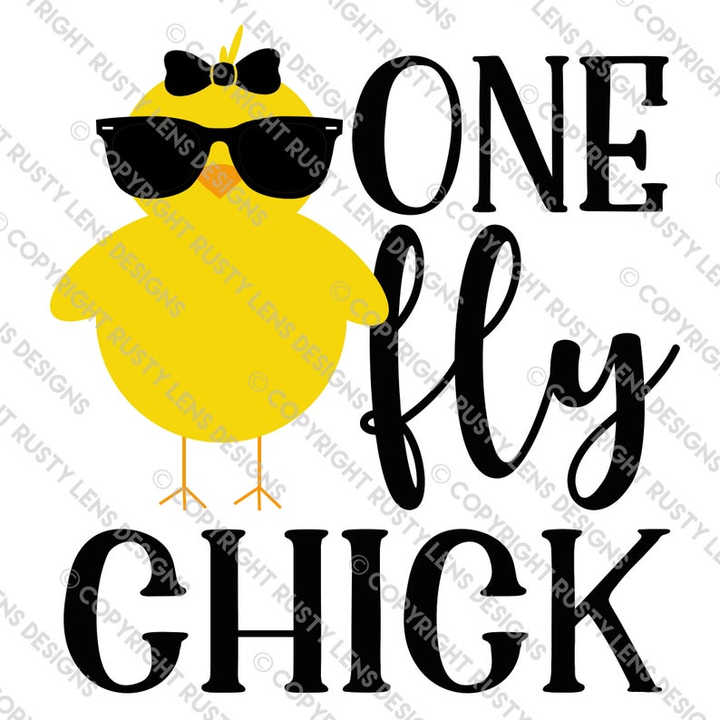 One Fly Chick - Digital File - Etsy