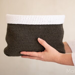 Crochet Rectangular Baskets Set Pattern, Crochet Pattern, Instant ...