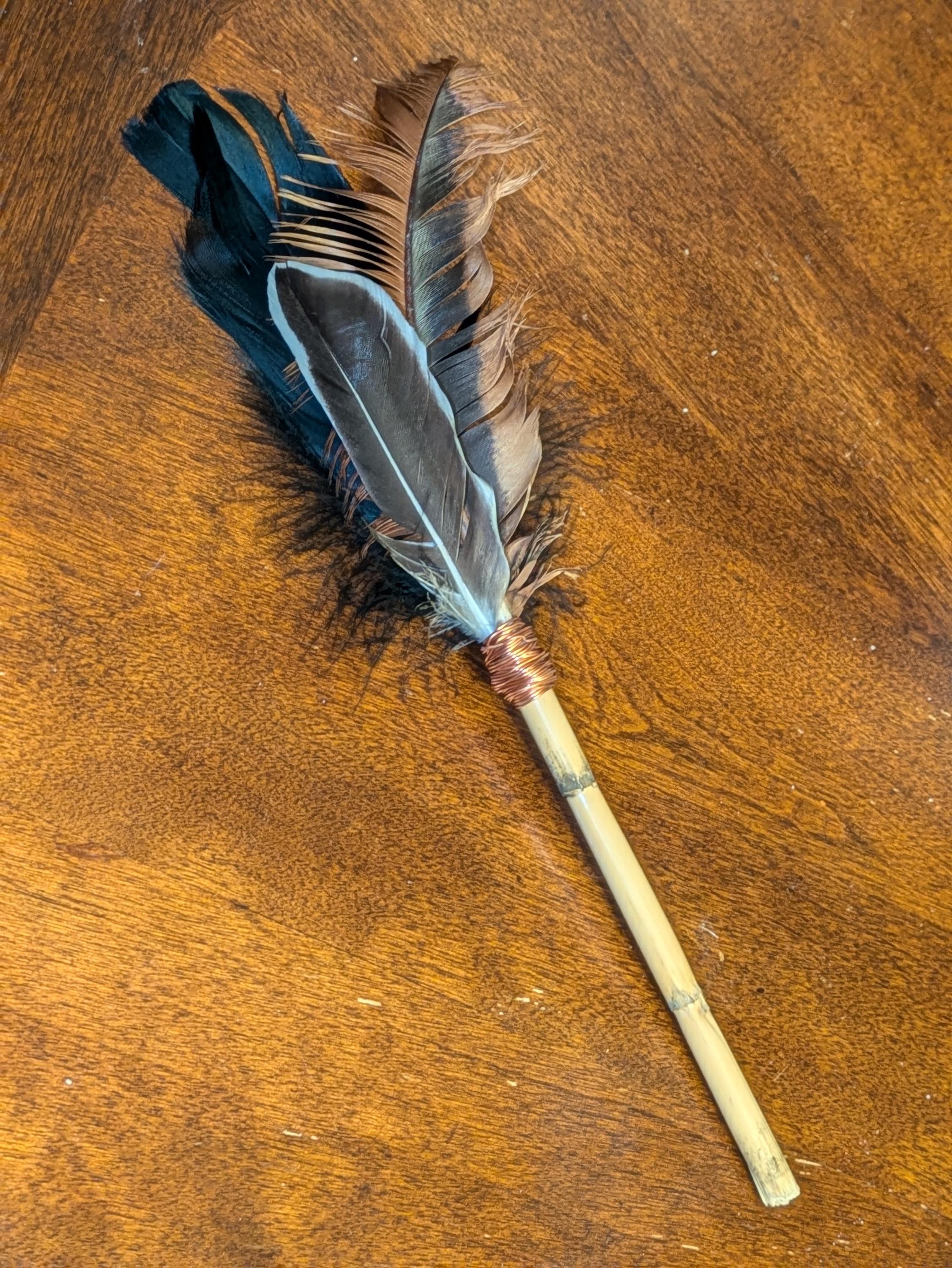 Sacred Native American Feather Smudge Fan Tool - Etsy