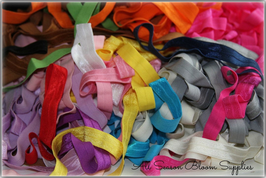 Grab Bag Foldover Elastic, 5/8 Fold Over Elastic, FOE, Foldover Elastic ...