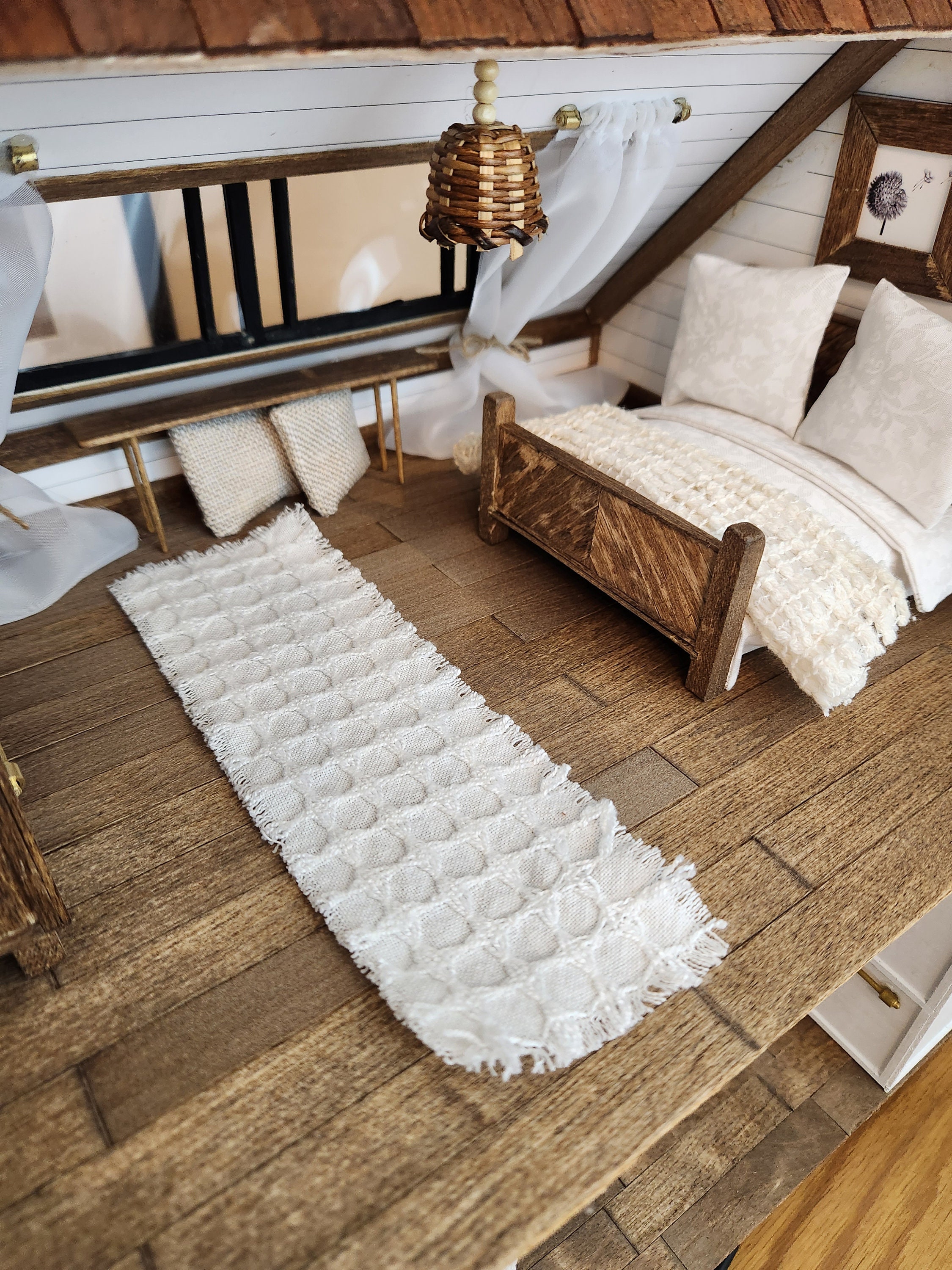 Dollhouse Miniatures Area Rug 1:12 Scale, Dollhouse Carpet, Dollhouse ...