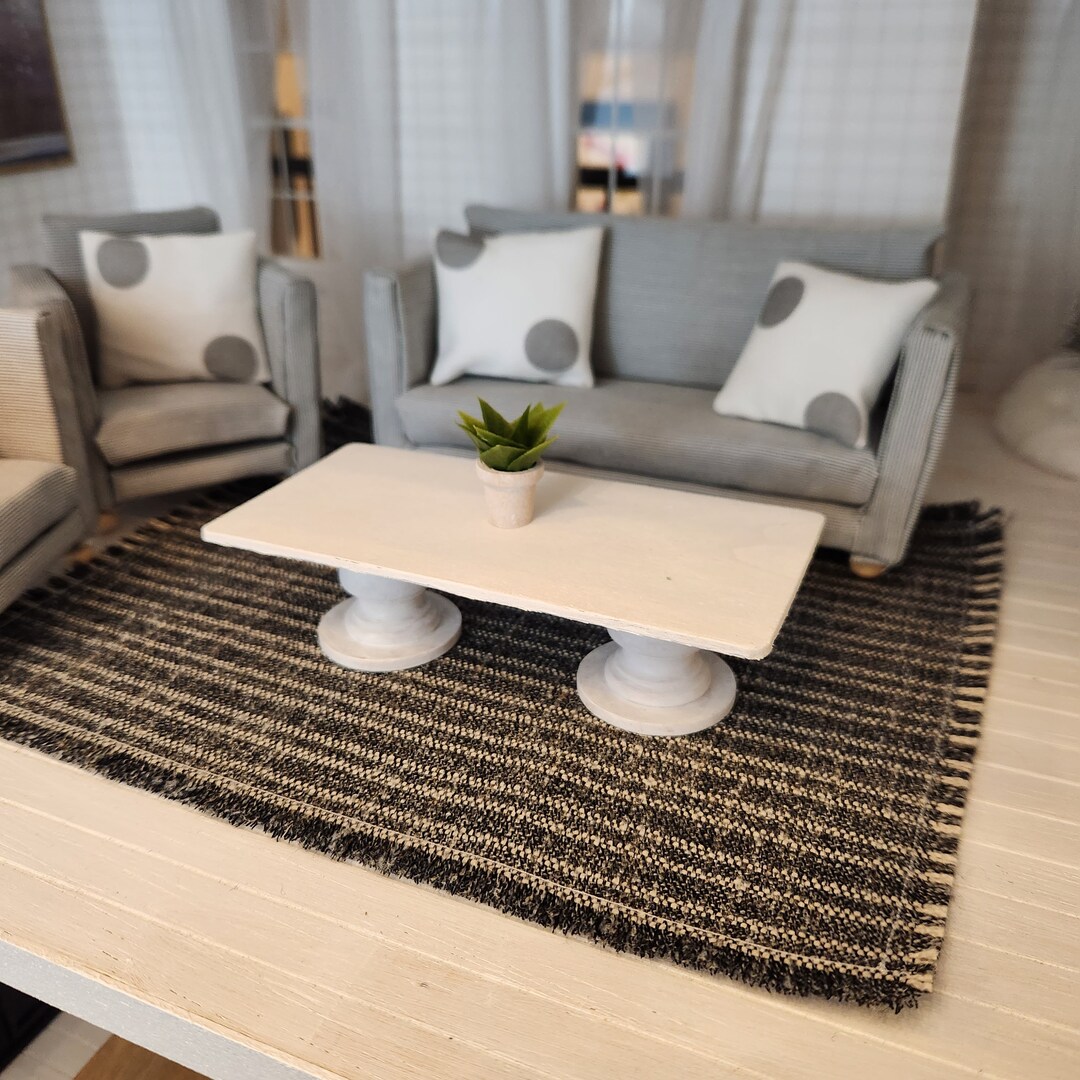Dollhouse Miniatures Area Rug 1:12 Scale, Dollhouse Carpet, Dollhouse ...