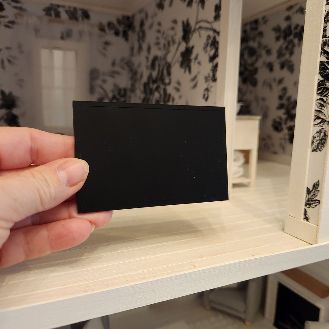 Dollhouse Miniatures Flat Screen TV, Home Decor, Miniature Sign ...