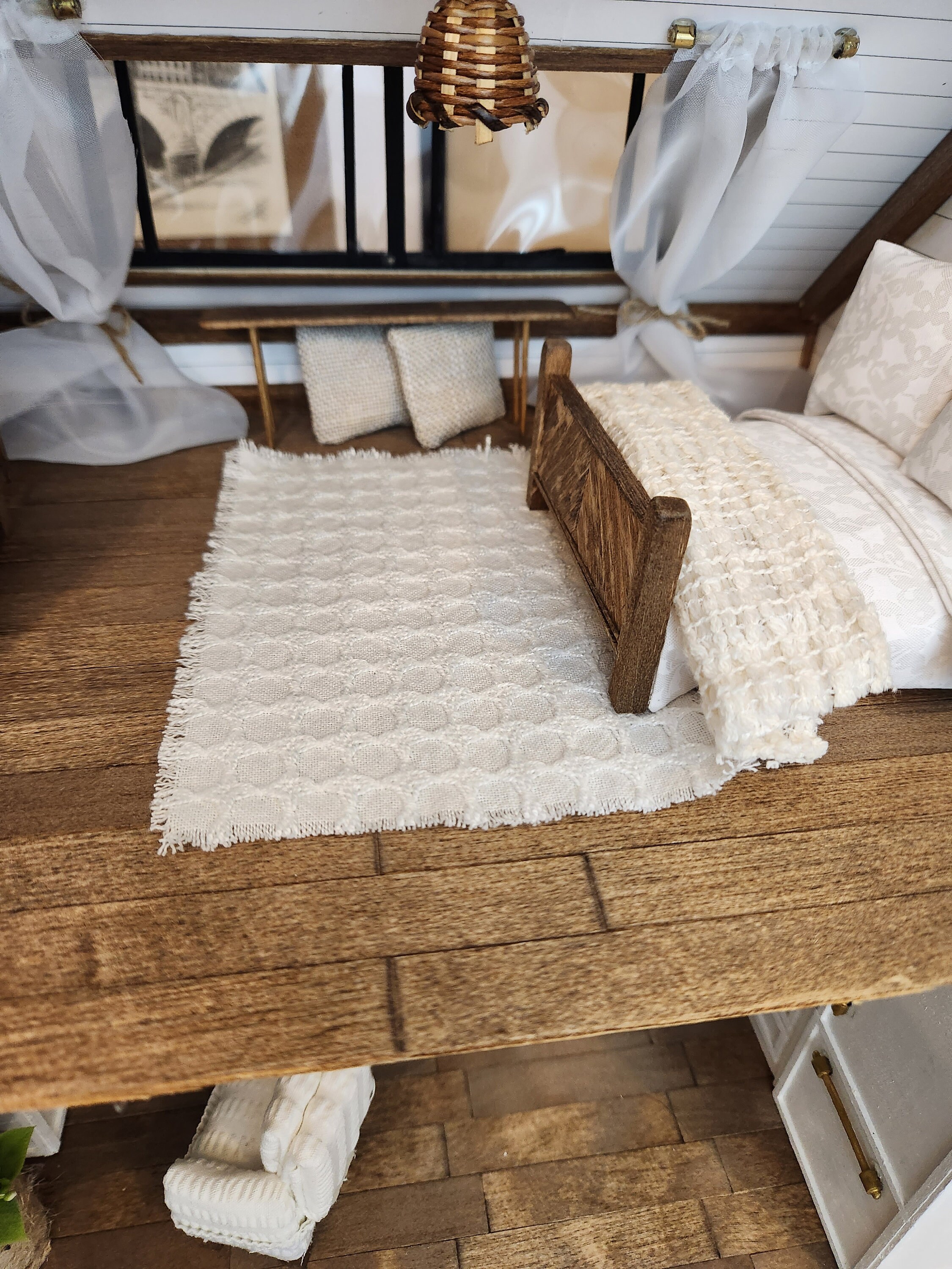 Dollhouse Miniatures Area Rug 1:12 Scale, Dollhouse Carpet, Dollhouse ...