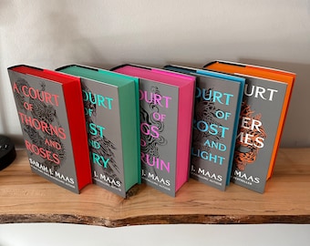 A Court of Thorns and Roses Box Set ACOTAR Collectors Edition With Hand Painted Edges Limited ...