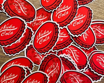 Nuka Cola Bottle Cap Sticker - Etsy