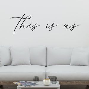 This is Us Vinyl Decal Wall Art Decor Sticker Photo - Etsy