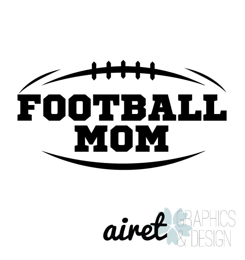 Football Mom Vinyl Decal Sticker - Etsy