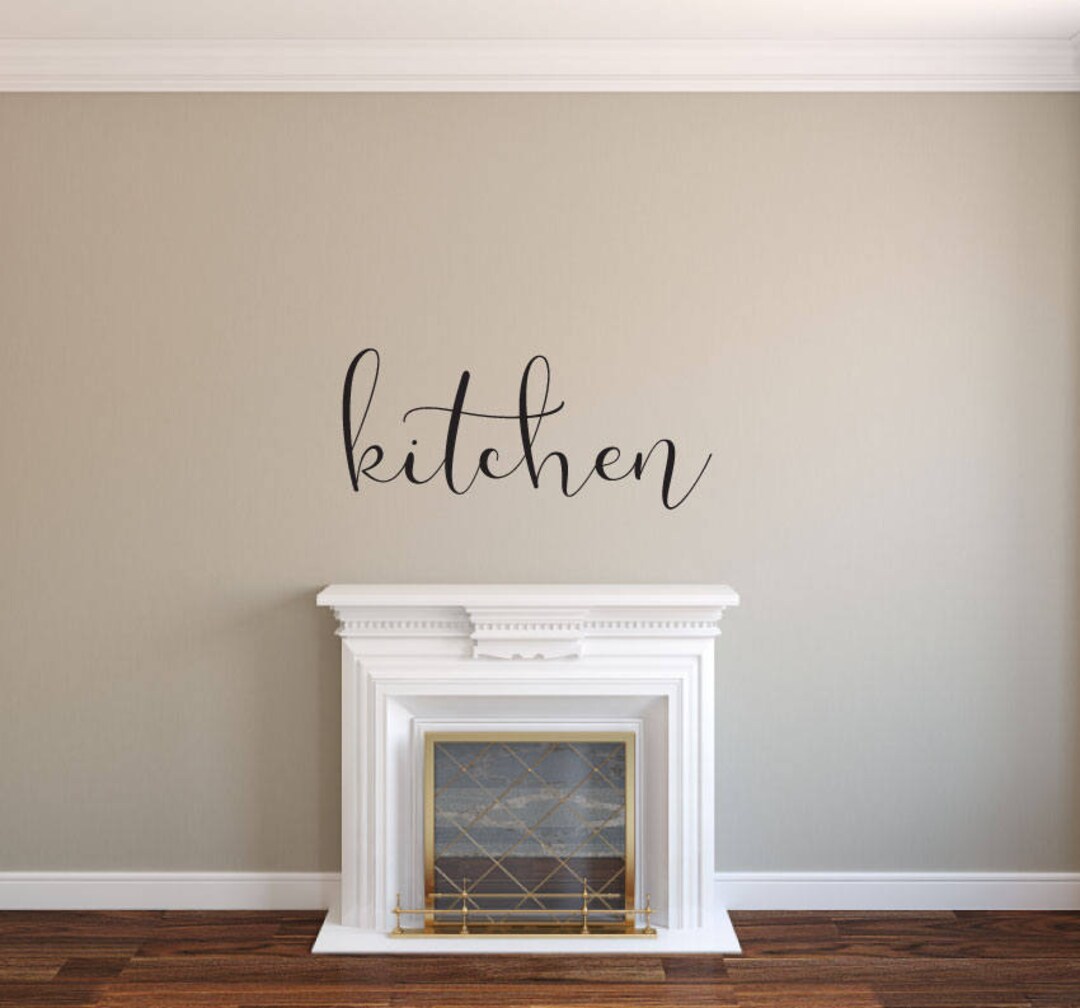 Kitchen Vinyl Decal Wall Art Decor Sticker Home Decor - Etsy