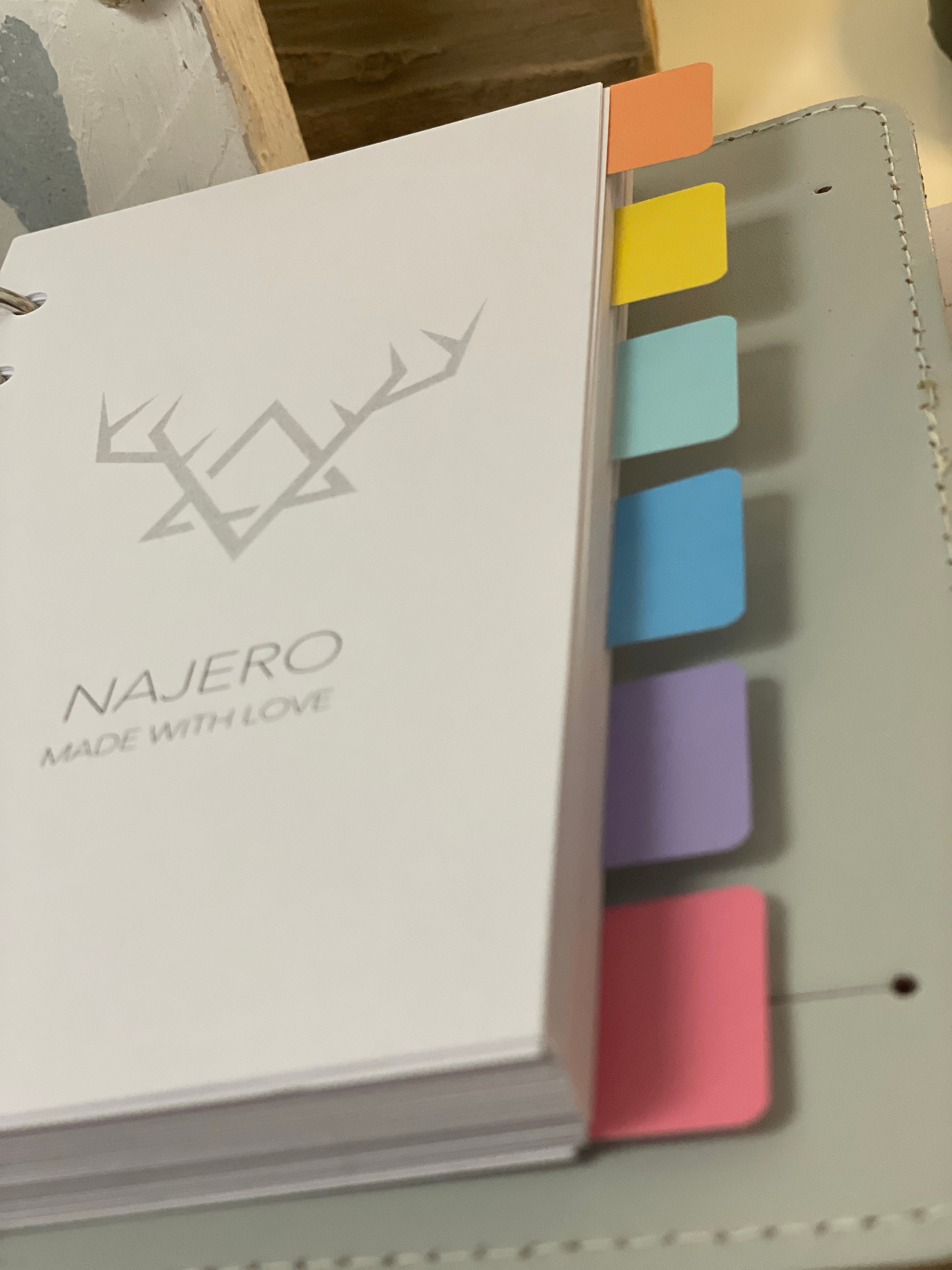 Tabs Sticky Notes Pastel Index Tab Filofax Sticky Notes Memo Pad Sticky ...